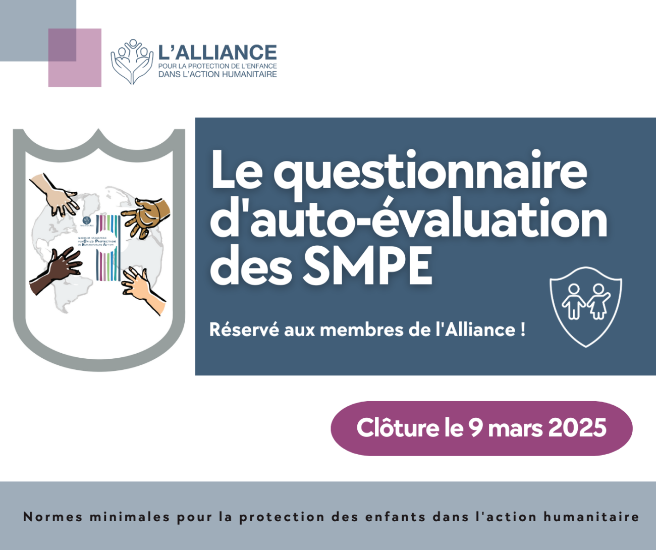 C'est maintenant ouvert ! Exercice d'auto-évaluation SPME 2025 | Alliance CHPA
